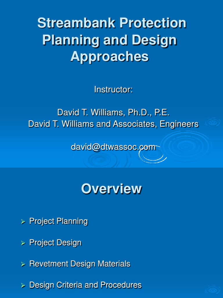 Streambank Protection Planning | PDF | Drainage | Geotechnical Engineering