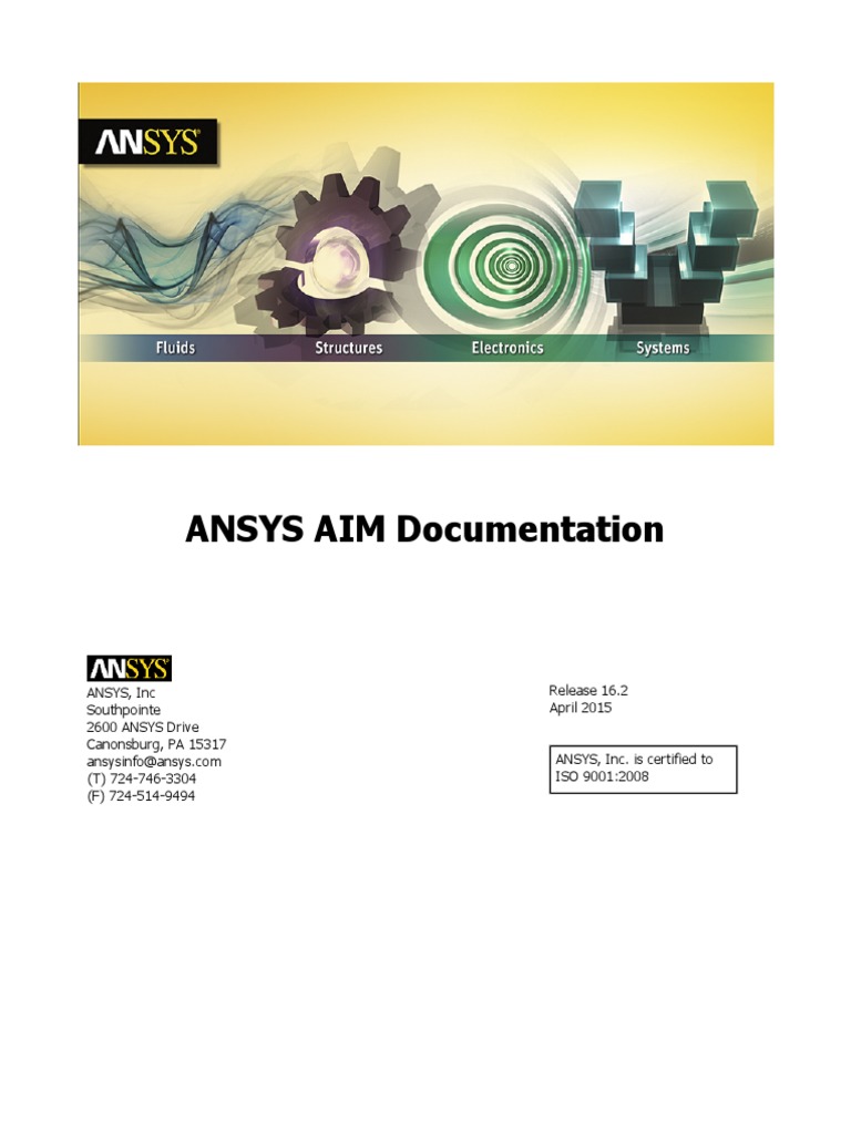 ANSYS AIM Documentation | PDF | Fluid Dynamics | Heat Transfer