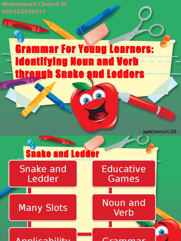Noun and Verb Game for Kids | PDF | Syntactic Relationships | Morphology