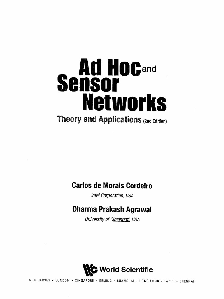 Sensor Networks: Ah Hoc | PDF | Wireless Sensor Network | Wireless Ad ...