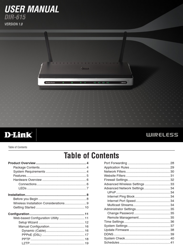 D Link DIR 615 | PDF