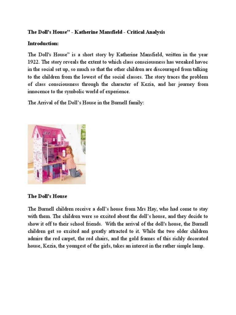 The Lamp of Innocence: Katherine Mansfield's Examination of Class ...