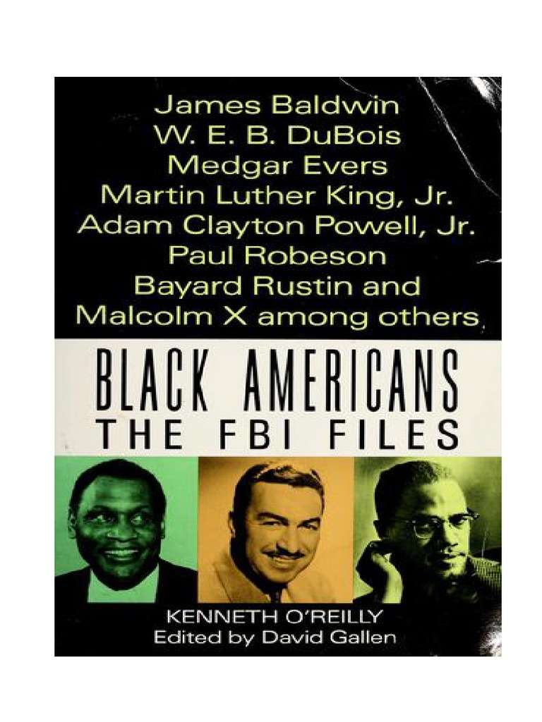 Black Americans The FBI Files | PDF | African American Civil Rights ...