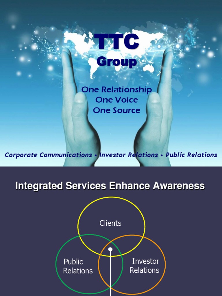 TTC Group, Inc | PDF | Public Relations | Investor