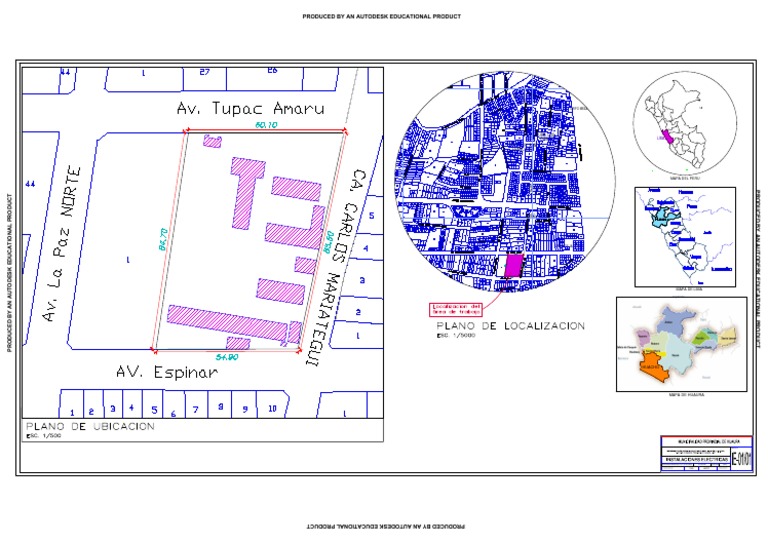 Mapa de Ubicación en Huacho | PDF