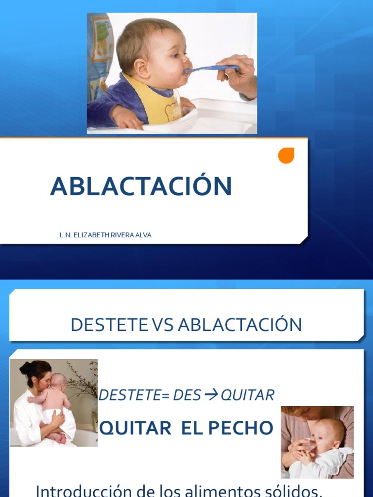 Guía Completa sobre Ablactación Infantil | PDF | Destete | Digestión