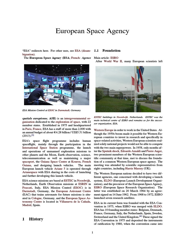 European Space Agency | European Space Agency | Nasa
