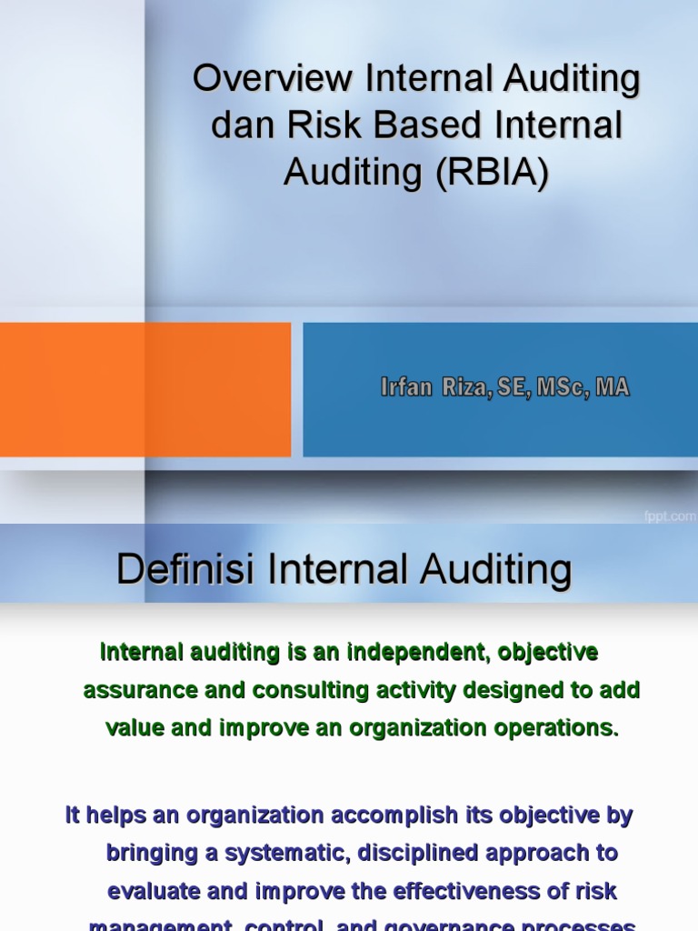 Internal Auditing & RBIA 1 Rumah Sakit | PDF | Business