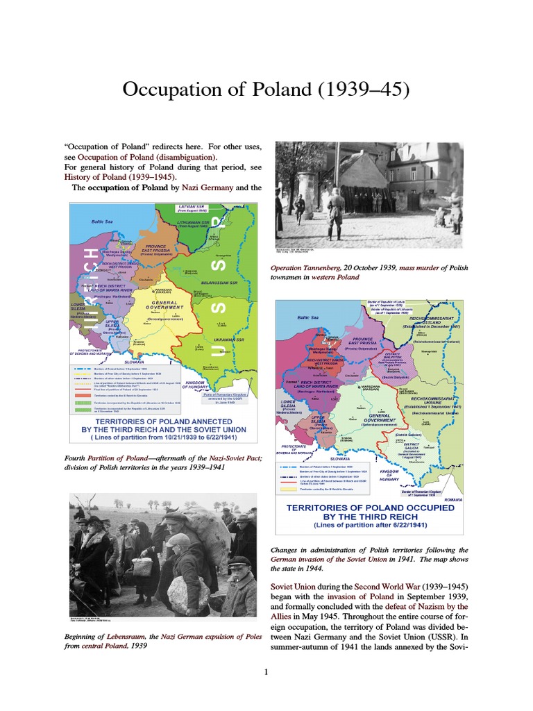 Occupation of Poland (1939-45) | PDF | General Government | Nazi Germany