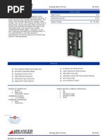 Advanced Motion Controls S16A8 | PDF | Power Supply | Amplifier
