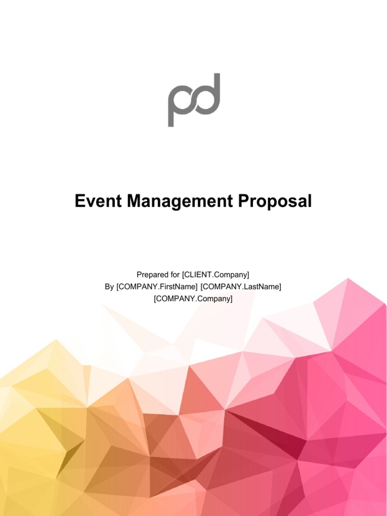 Event Management Proposal | PDF | Strategic Management | Business