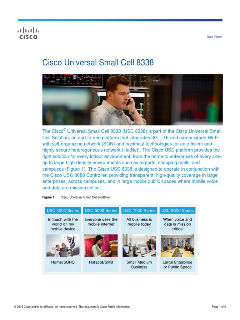 Cisco USC 8338 DataSheet AP | PDF | High Speed Packet Access | Cisco ...