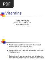 Overview of Vitamin Biochemistry | PDF | Vitamin A | Vitamin