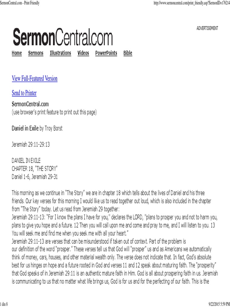 Daniel in Exile | PDF | Shadrach, Meshach, And Abednego | Daniel ...