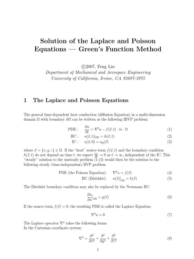 Green Function | PDF | Green's Function | Boundary Value Problem