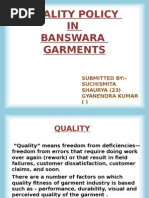 Shade Variation Control in Garments Industry | PDF | Dyeing | Textiles