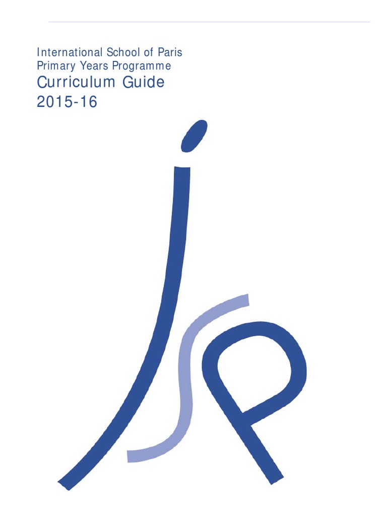 PYP Curriculum Guide | PDF | Teachers | Curriculum