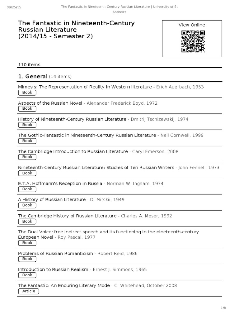 Fantastic Elements in 19th Century Russia | PDF | Fyodor Dostoyevsky ...