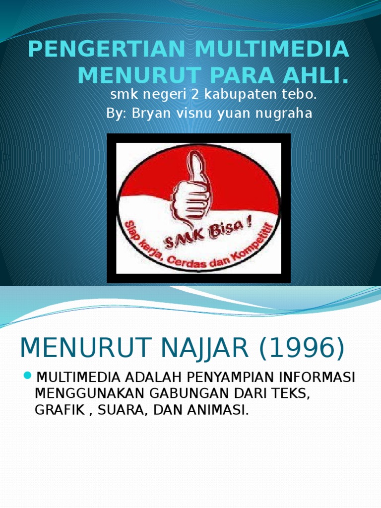 Pengertian Multimedia Menurut para Ahli | PDF
