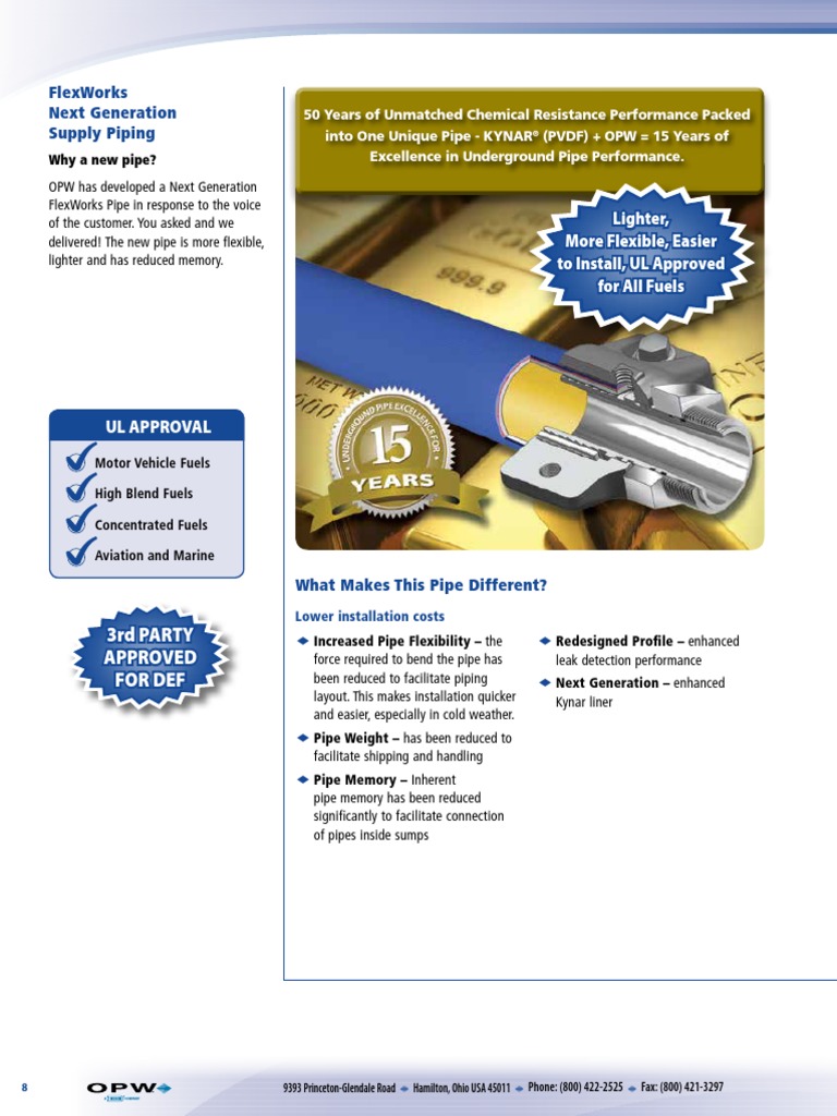 Flexworks Next Generation Supply Piping | PDF | Pipe (Fluid Conveyance ...