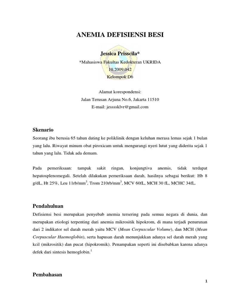 Anemia Defisiensi Besi | PDF