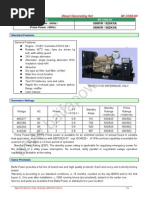 Generator Set, 60 KW, 60 HZ, Ammps, Skid Mounted: TAMCN: B10217B I.D ...