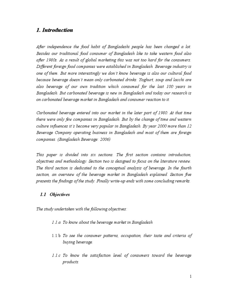 Beverage Market in Bangladesh | Soft Drink | Pepsi Co