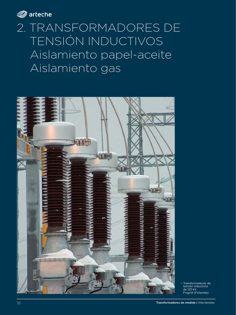 Arteche CT Trafvtat Es | PDF | Transformador | Electricidad