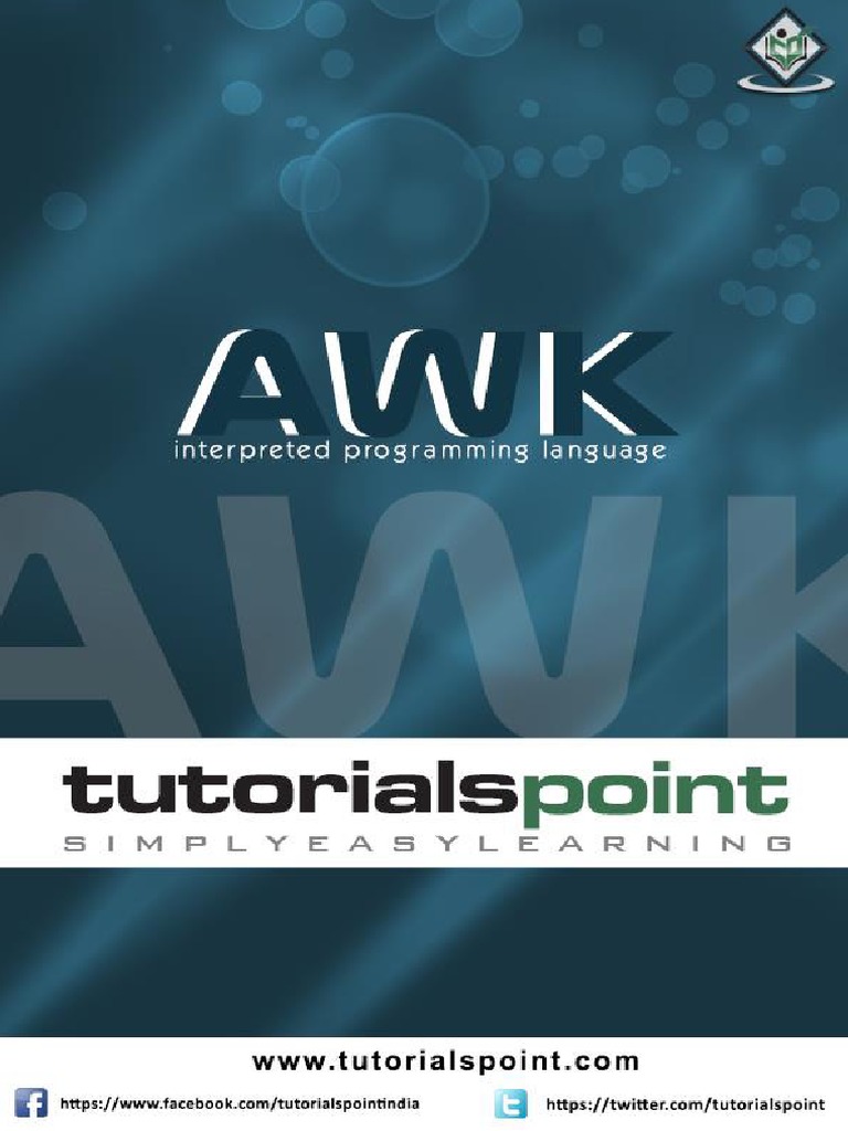 Awk Tutorial | Download Free PDF | Filename | Computer Programming