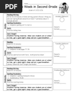 School Work Check List | PDF