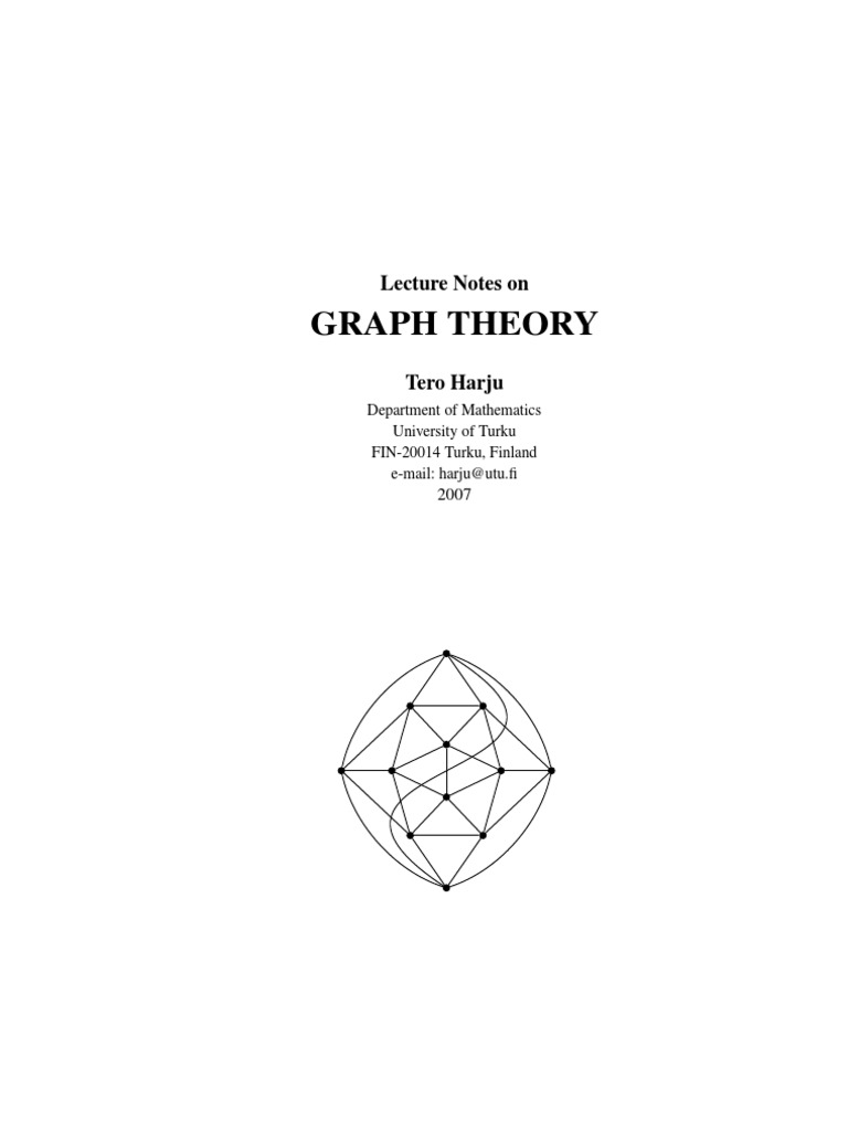 Graph Theory | PDF | Vertex (Graph Theory) | Combinatorics