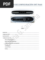 Instructivo de Configuración Ont Zte F6600-F688-F670y-F670l Corp. | PDF ...