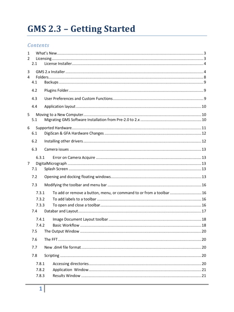 GMS - Getting Started | PDF | Installation (Computer Programs) | Computer File