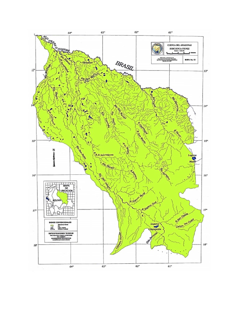 Geografía y Clima de la Cuenca Itenéz | PDF | Zona tropical | Río
