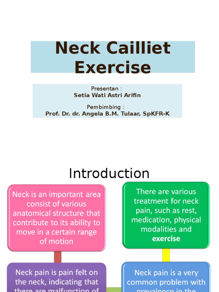 Astri - Neck Cailliet Exercise | PDF | Vertebral Column | Vertebra