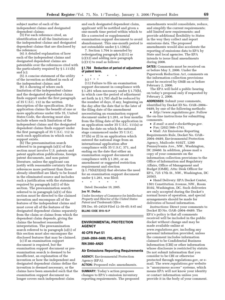 Proposed Rule: Air Quality Implementation Plans: Preparation, Adoption ...
