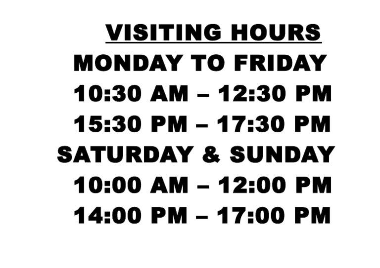 Visiting Hours | PDF