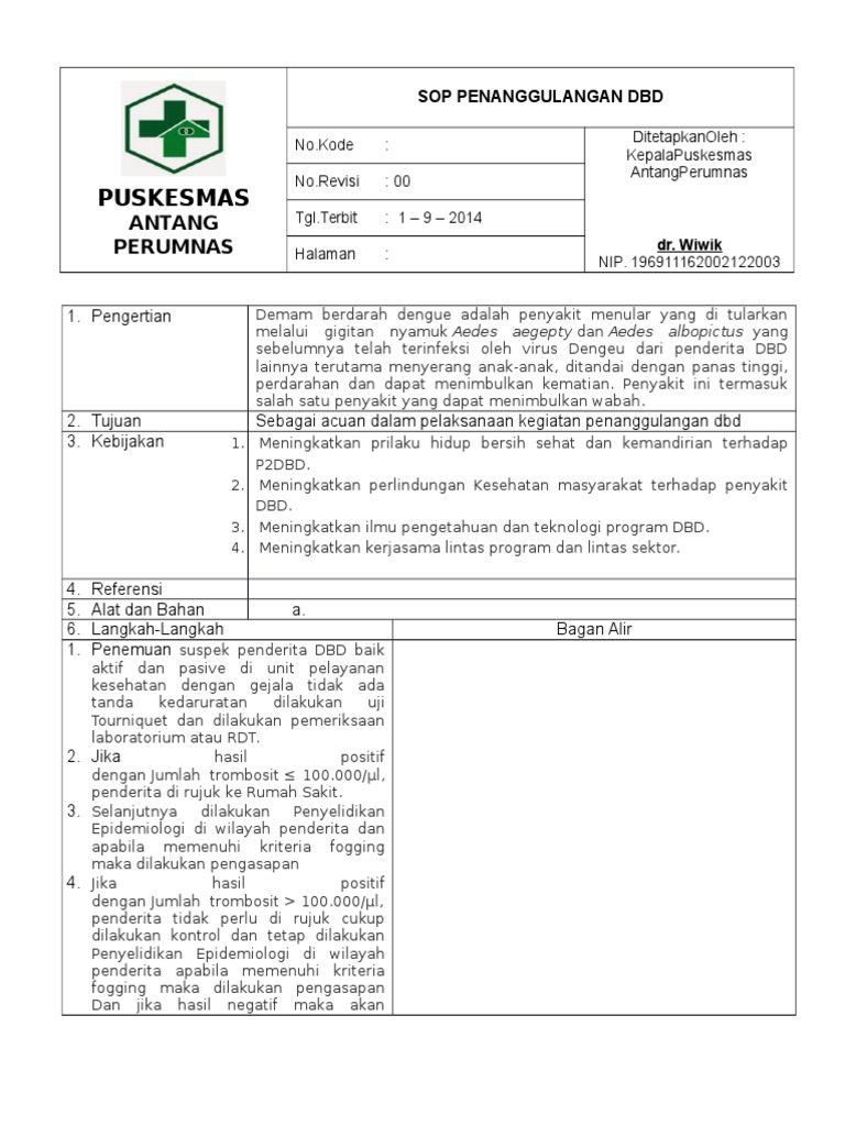 Sop DBD | PDF | Pengembangan Diri