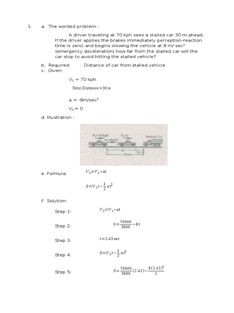 Traffic Engineering Problem Solutions | PDF | Traffic | Vehicles