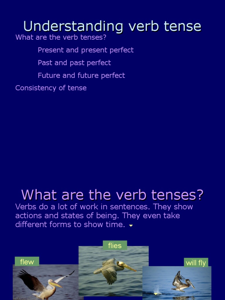 Understanding Verb Tenses | PDF | Perfect (Grammar) | Grammatical Tense