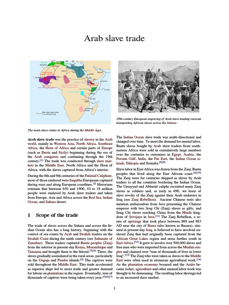 Arab Slave Trade | Slavery | Religion And Belief