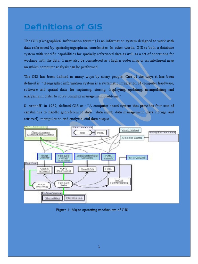 Class Notes Gis | PDF | Geographic Information System | Databases