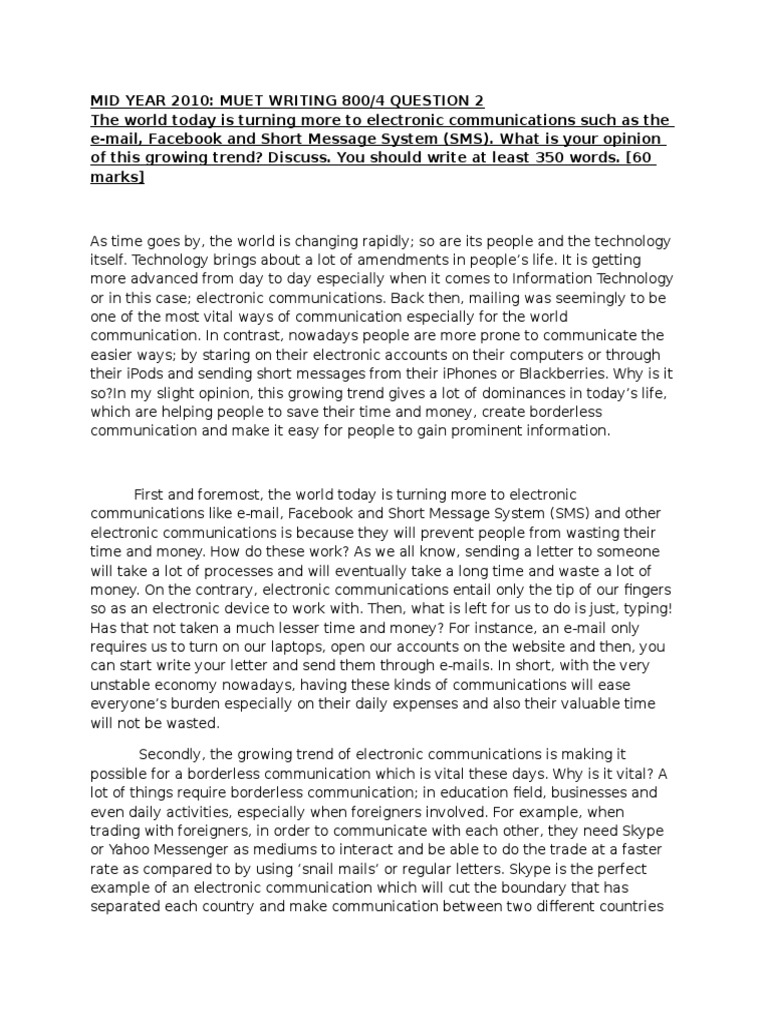 SAMPLE 2 Question Essay | PDF | Cybercrime | Leadership