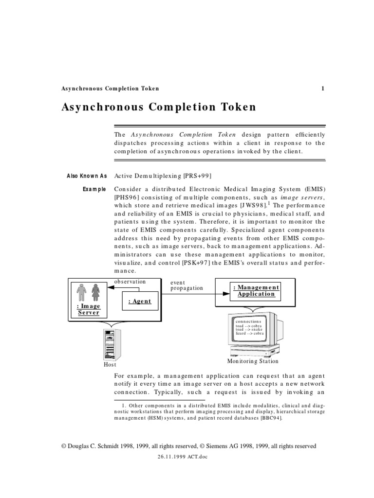Asynchronous Completion Token | PDF | Pointer (Computer Programming ...