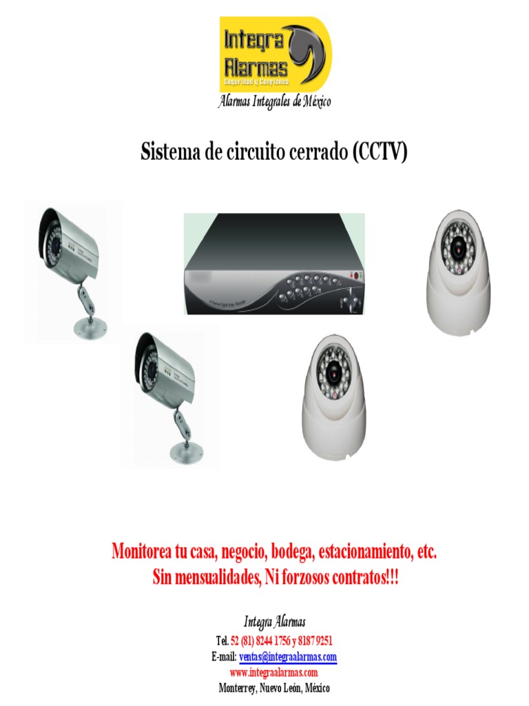 Manual CCTV | PDF | Circuito cerrado de televisión | Grabadora de vídeo ...