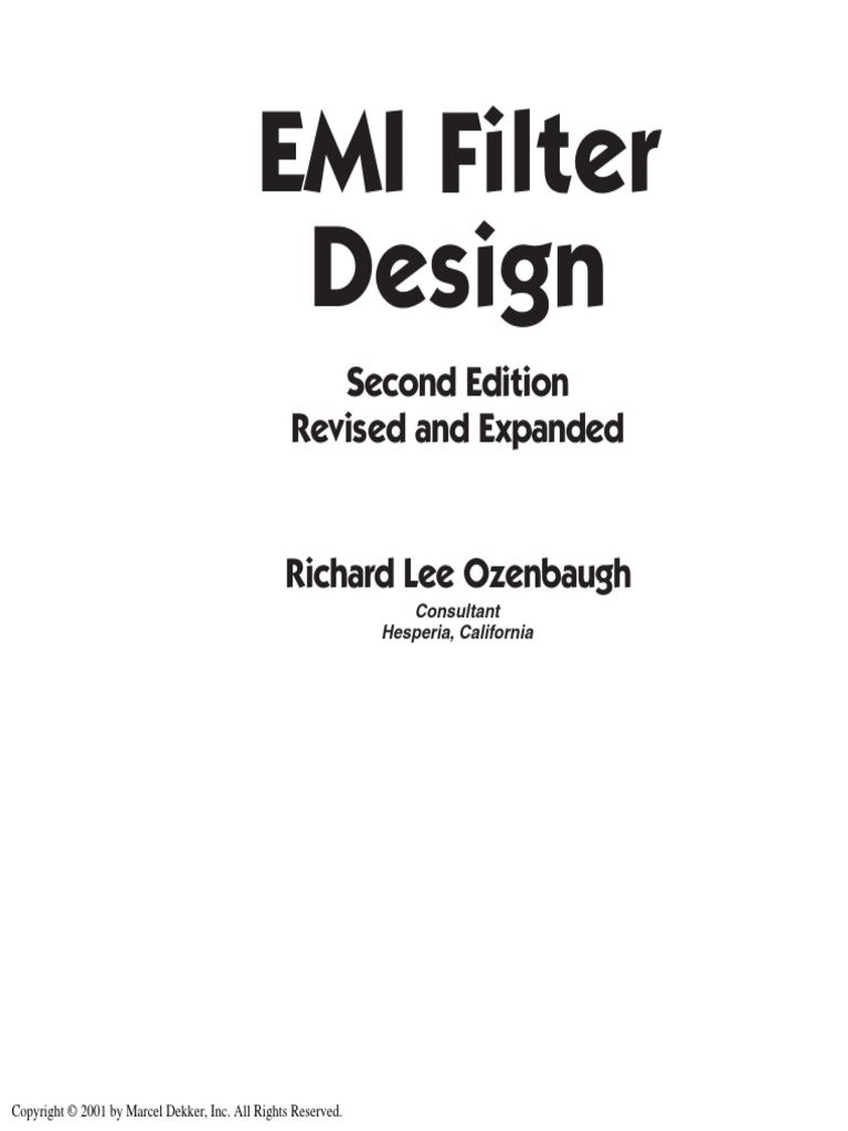 EMI Filter Design | PDF | Electronic Filter | Inductor