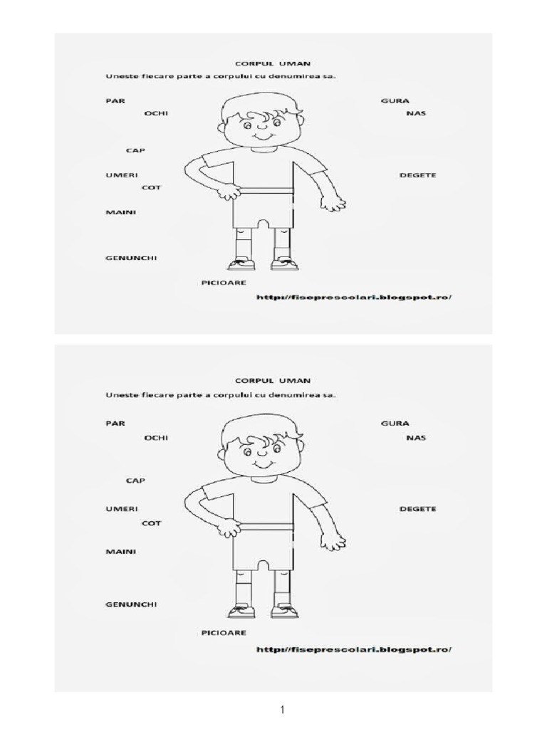 Imagini de Colorat Baiat, Fetita | PDF