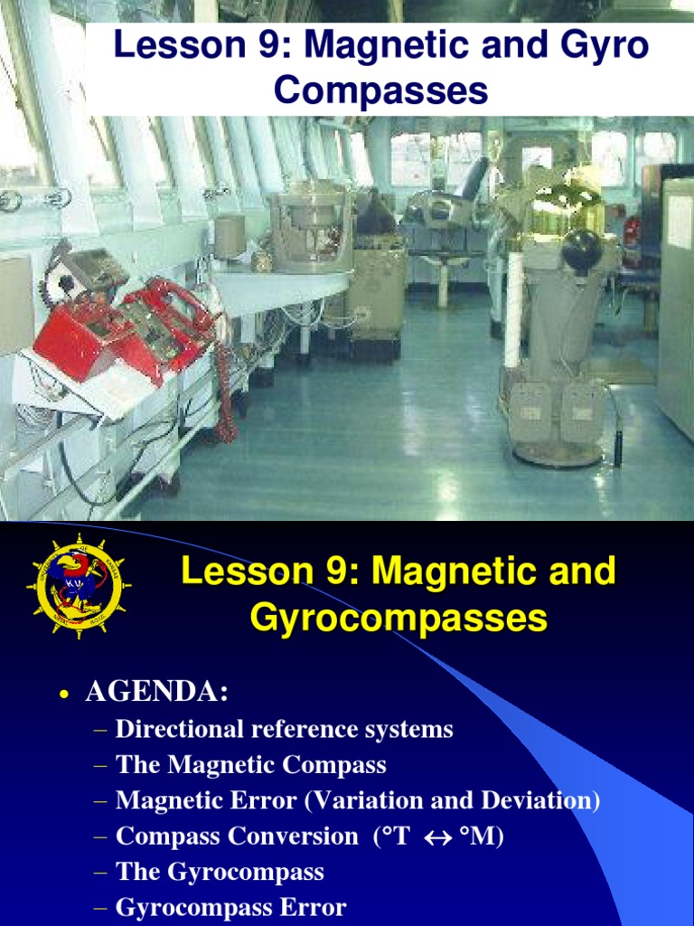 Magnetic and Gyro Compass | PDF | Compass | Gyroscope