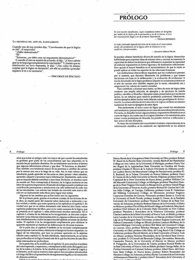 Diagrama para Argumento Unitarios Copi | PDF | Argumento | Razón
