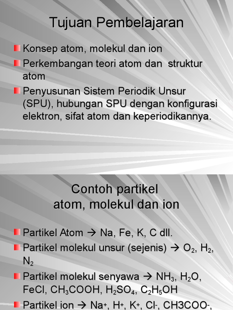 Atom, Molekul, Ion | PDF
